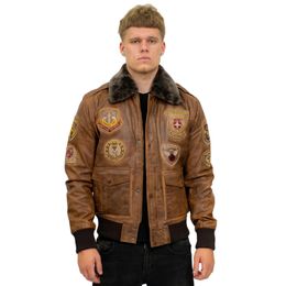 Herren Leder Air Force Bomberjacke - Belgrad