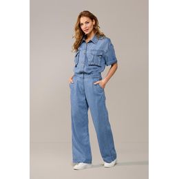 Bluse Lina Denim Blau