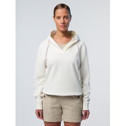 North Sails Kapuzenpullover V-Ausschnitt mit North Sails-Print