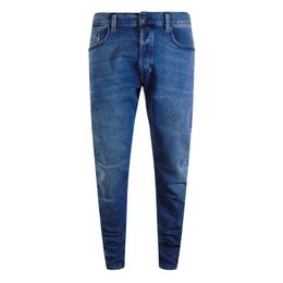 Diesel Tepphar-x Jeanshose Mit Braunem Badge In Blau