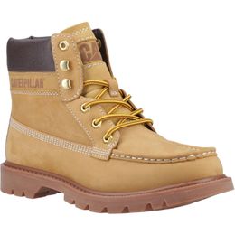 Caterpillar CAT Lifestyle Colorado Mokassin-Leder Herren Honey Reset Stiefeletten