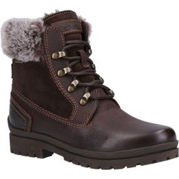 COTSWOLD Evenlode Leder Damen Braune Winter Stiefeletten