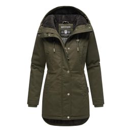 Navahoo Winterfunke Damen Winterjacke mit Teddyfellfutter