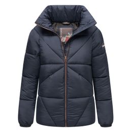 Navahoo Schokolinaa Damen Winter Steppjacke mit gef&uuml;ttertem Kragen