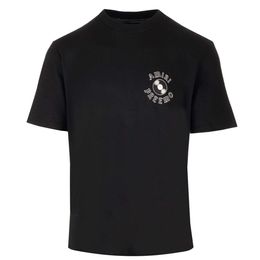 Schwarzes T-Shirt mit Amiri Premier Records-Logo