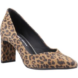 Hush Puppies Olivia Damen Pumps mit Leopardenmuster aus Wildleder