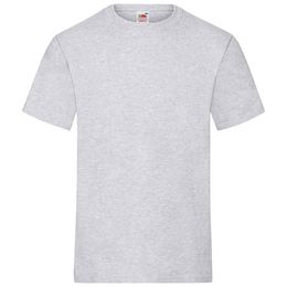 Fruit of the Loom - T-Shirt f&uuml;r Herren/Damen Unisex (Grau meliert)