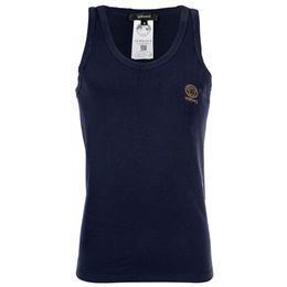 Versace T-Shirt Long Sleeves Round Neck Jersey Topeka Bi-Stretch Cotton Organic New Logo Unterhemd