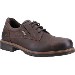 COTSWOLD Ebrington Leder Herren braune Schn&uuml;rschuhe