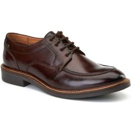 Base London Surrey Leder Herren Schn&uuml;rschuhe Burnt Brown
