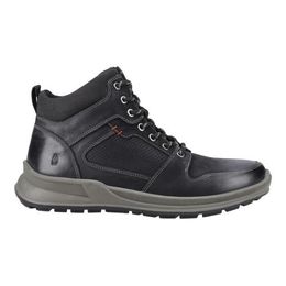 Hush Puppies - "Arnie" Stiefeletten f&uuml;r Herren, Leder (Schwarz)