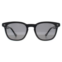 Polar Rectangle Mens Matte Schwarz Grau Polarisiert 362