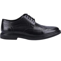 Hush Puppies - "Kingston" Halbschuhe f&uuml;r Herren, Leder (Schwarz)