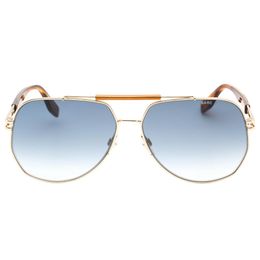 Marc Jacobs - Dk - Blaue Sonnenbrille Mit Sf-gl&auml;sern In Beige