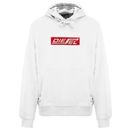 Diesel - T-shirt Mit Pfeil-logo In Hellwei&szlig;
