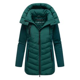 Marikoo Damen Winterjacke Tivaa XVI mit Softshell & abnehmbarer Kapuze