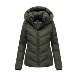 Marikoo Damen Winterjacke Sahnemausii XVI mit abnehmbarer Kapuze