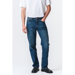 Relaxed Fit Jeans - Dunkelblauer Denim