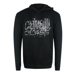 Cavalli Class - Schwarzer Hoodie Mit Gespr&uuml;htem Logo