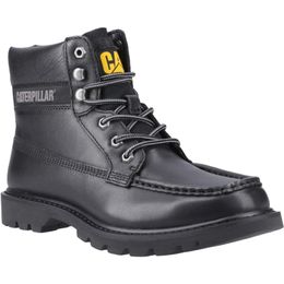 Caterpillar CAT Lifestyle Colorado Mokassin-Leder Herren Stiefeletten Schwarz