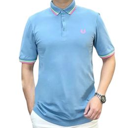 Fred Perry - Made in Japan - Piqu&eacute;-Shirt, blaues Poloshirt