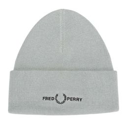 Fred Perry - M&uuml;tze f&uuml;r Herren/Damen Unisex, Logo (Silber)
