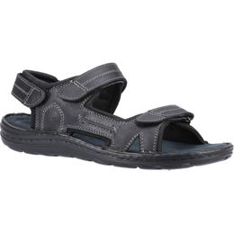 Hush Puppies - Herren Sandalen "Alistair", Leder (Schwarz)