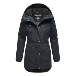 Navahoo Winterfunke Damen Winterjacke mit Teddyfellfutter