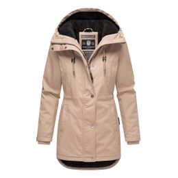 Navahoo Winterfunke Damen Winterjacke mit Teddyfellfutter