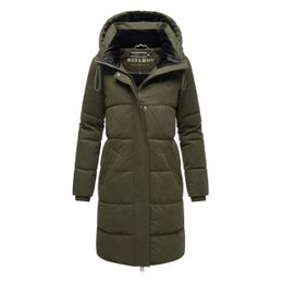 Navahoo Wintertanz Damen Winter Steppjacke mit abnehmbarer Kapuze