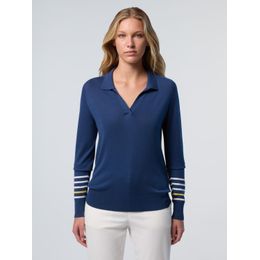 North Sails Pullover Aloe Vera mit V-Ausschnitt