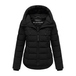 Marikoo Damen Steppjacke Tayenaa mit Kapuze & warmem Fleecefutter