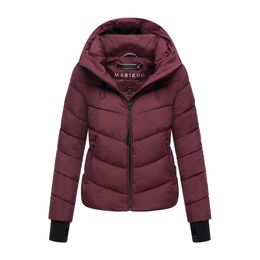 Marikoo Damen Steppjacke Yukanii mit Kapuze & femininer Passform