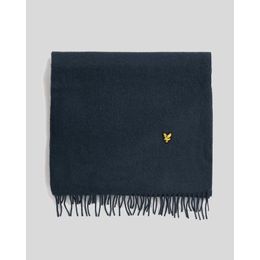 Lyle & Scott Lyle & Scott Schal aus Lammwollmischung - Marineblau