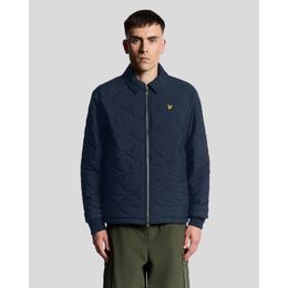 Lyle & Scott Lyle & Scott Wasserabweisende Ripstop-Steppjacke &ndash; Marineblau