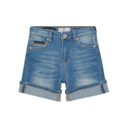 Philipp Plein Cuff Denim Shorts