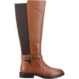Hush Puppies - "Victoria" Lange Stiefel f&uuml;r Damen, Leder (Hellbraun)
