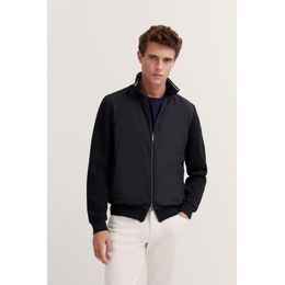 Bugatti Herren Sweatjacke mit Rei&szlig;verschluss und Stehkragen