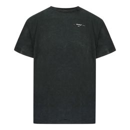 Off-White - T-shirt Mit Scribble Arrow-logo In Verblasstem Schwarz