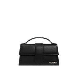 Jacquemus Le Grand Bambino Schultertasche Silber Logo