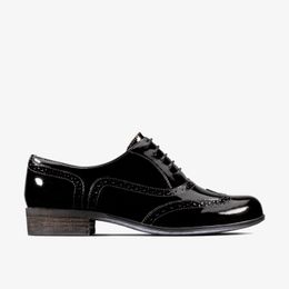Clarks Hamble Oak Schwarze Lackschuhe