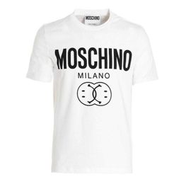 Moschino - T-Shirt f&uuml;r Herren/Damen Unisex (Wei&szlig;)