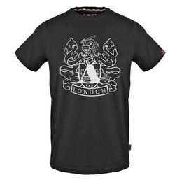 Aquascutum - "Aldis" T-Shirt f&uuml;r Herren (Schwarz)
