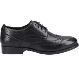 Hush Puppies - "Natalia" Halbschuhe f&uuml;r Damen, Leder (Schwarz/Schwarz)