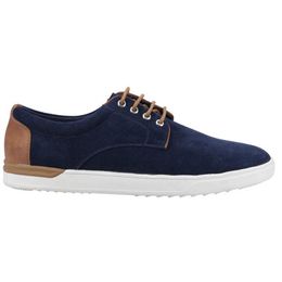 Hush Puppies - "Joey" Sneaker f&uuml;r Herren, Wildleder, Zum Schn&uuml;ren (Marine)