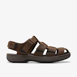 Clarks Saltway Cove Dunkelbraune Lea Sandalen