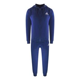 Aquascutum Herren Full Zip Trainingsanzug Set (Blau)