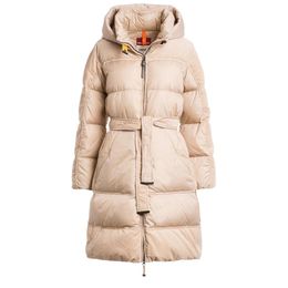 Parajumpers - Interstellar - Sunkissed - Lange Daunenjacke Mit Kapuze In Bequemer Passform In Beige