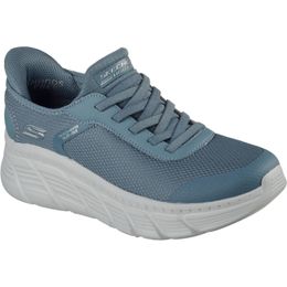 Skechers BOBS Flex Hi Linear Force Textil Damen Sneaker in Schiefergrau