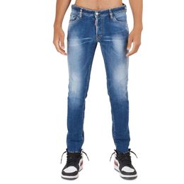 Dsquared2 - Schmale, Verk&uuml;rzte Jeans In Blau